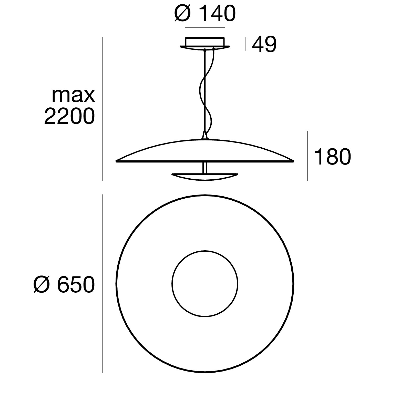 Shop Linea Light Horizon Suspension Lamp - Italy